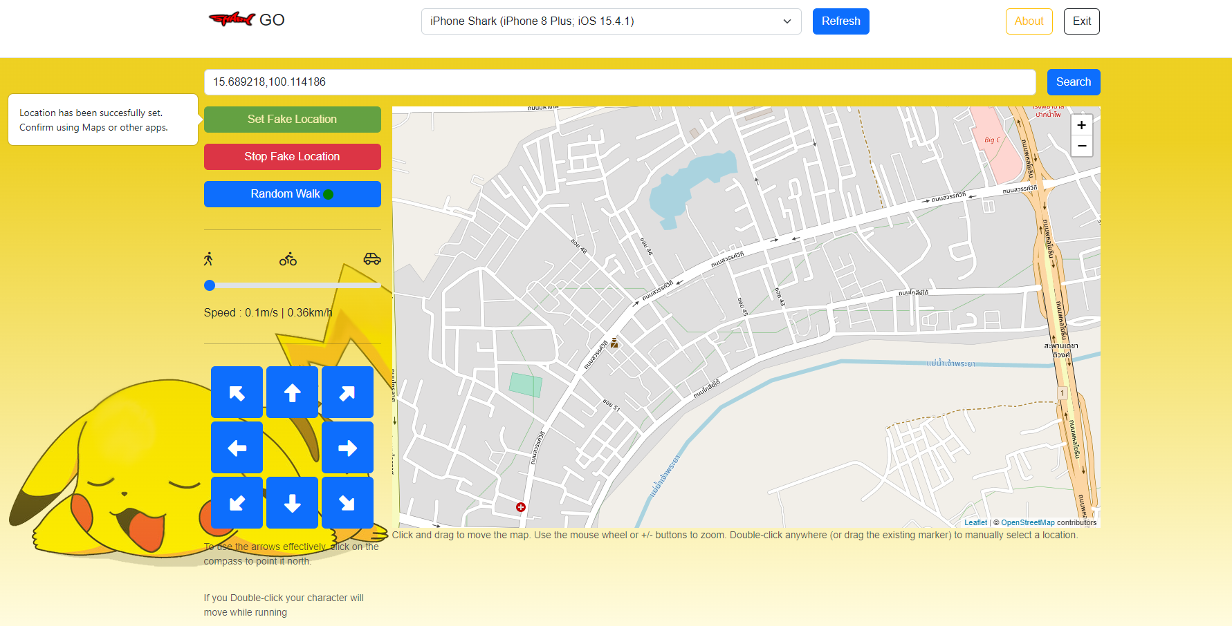 GitHub - sharklatan/SharkGo: Simulate locations on iOS devices on Windows, Mac and Ubuntu.