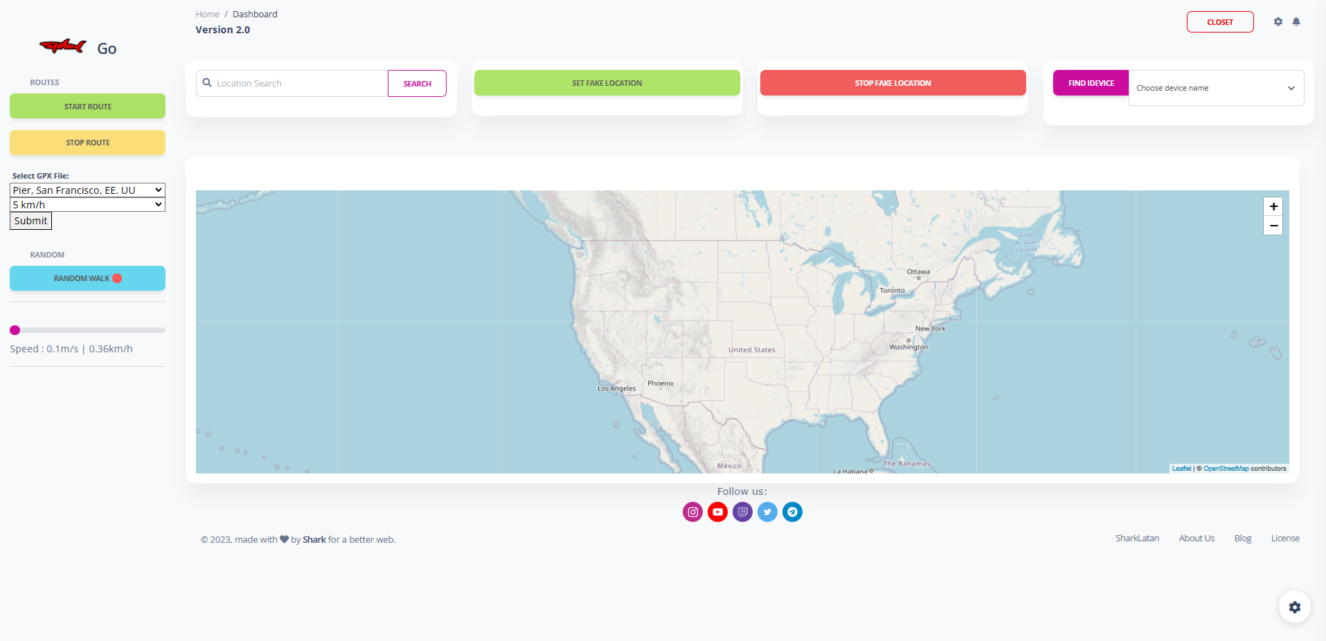 GitHub - sharklatan/SharkGo: SharkGo - A Free iSpoofer without Jailbreak.