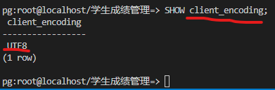 mingw-w64-postgresql: the input in psql is not UTF-8 when using chinese character(may also apply ...