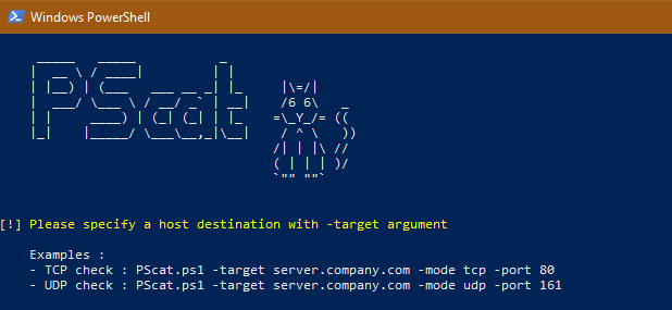 GitHub - JeSappelleRoot/PScat: Testing TCP and UDP ports in PowerShell