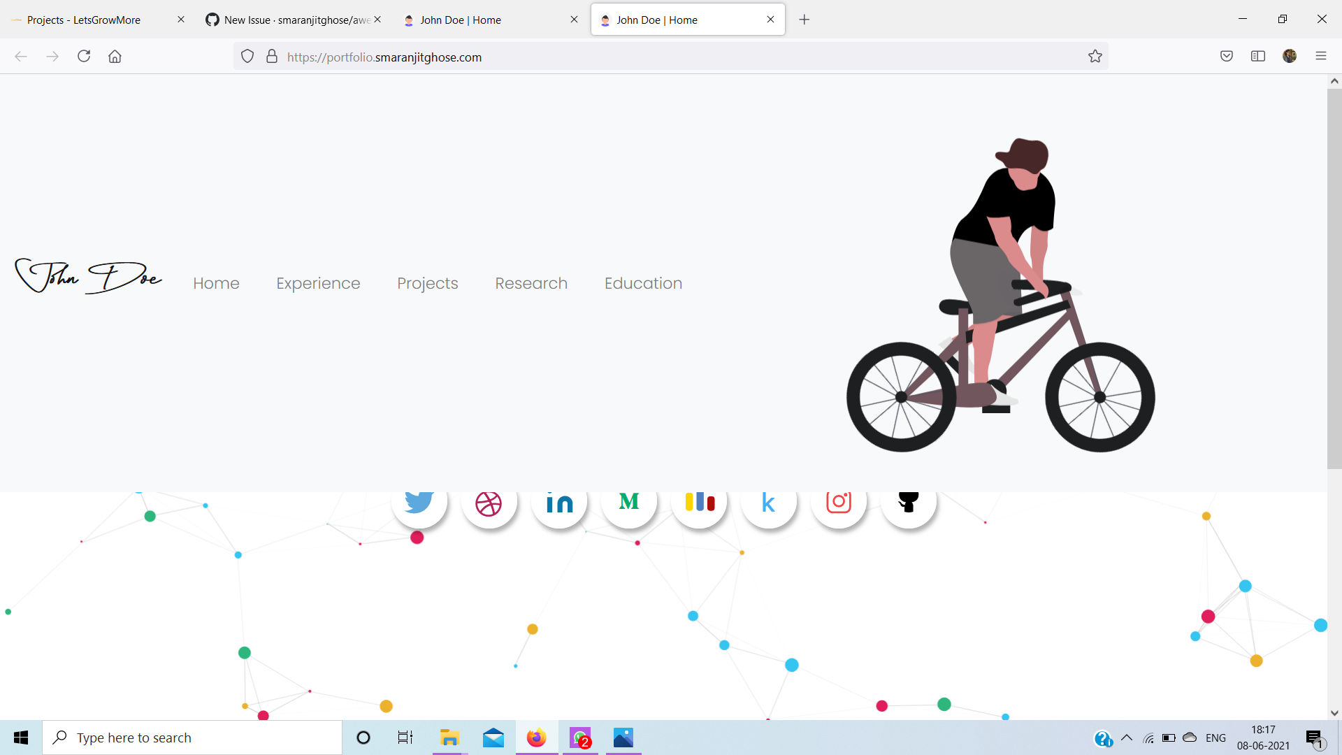 size of navbar in firefox · Issue #664 · smaranjitghose/awesome ...