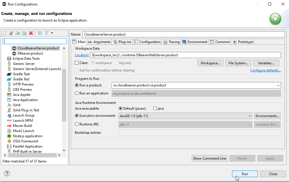 Development tools CloudBeaver · Issue #1155 · dbeaver/cloudbeaver · GitHub