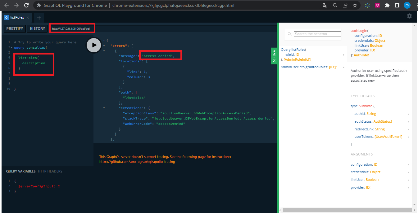 How to visualize activate the clodbeaver graphql terminal? · Issue ...