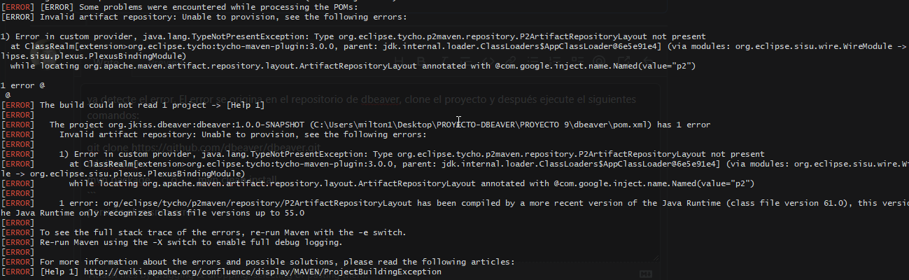 can not build cloudbeaver · Issue #1222 · dbeaver/cloudbeaver · GitHub