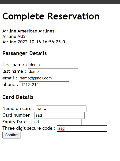 Github Anmolkumarshah Flight Reservation Demo Spring Boot Application With Rest Api