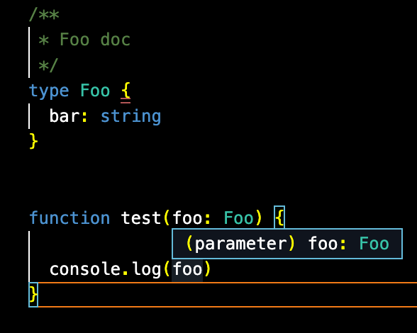 Display type definition when we highlight a variable · Issue #1778 ...