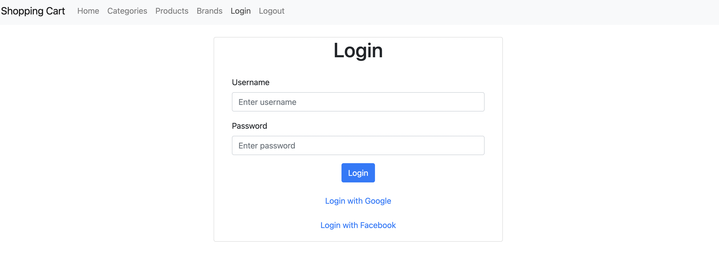 GitHub - huonggiangju/ShoppingCart: Using SpringBoot, JPA, Thymeleaf, MySql, Spring Security