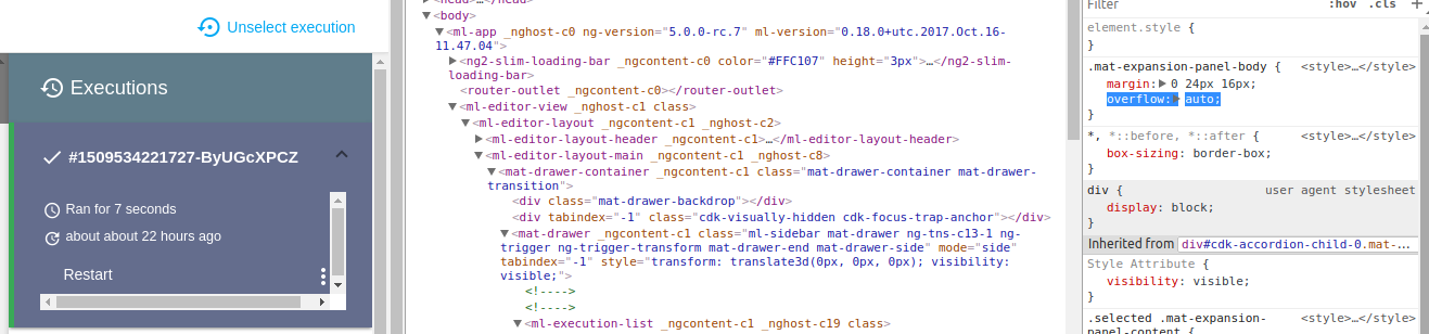 fix: unintended scrollbars in execution list · Issue #582 · machinelabs/machinelabs · GitHub