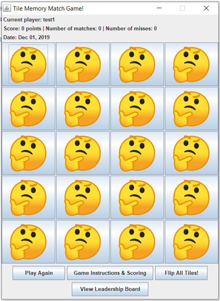 GitHub - amrita-sen/MemoryMatch-Game-GUI-Version: Graphical User Interface (GUI) version of a ...