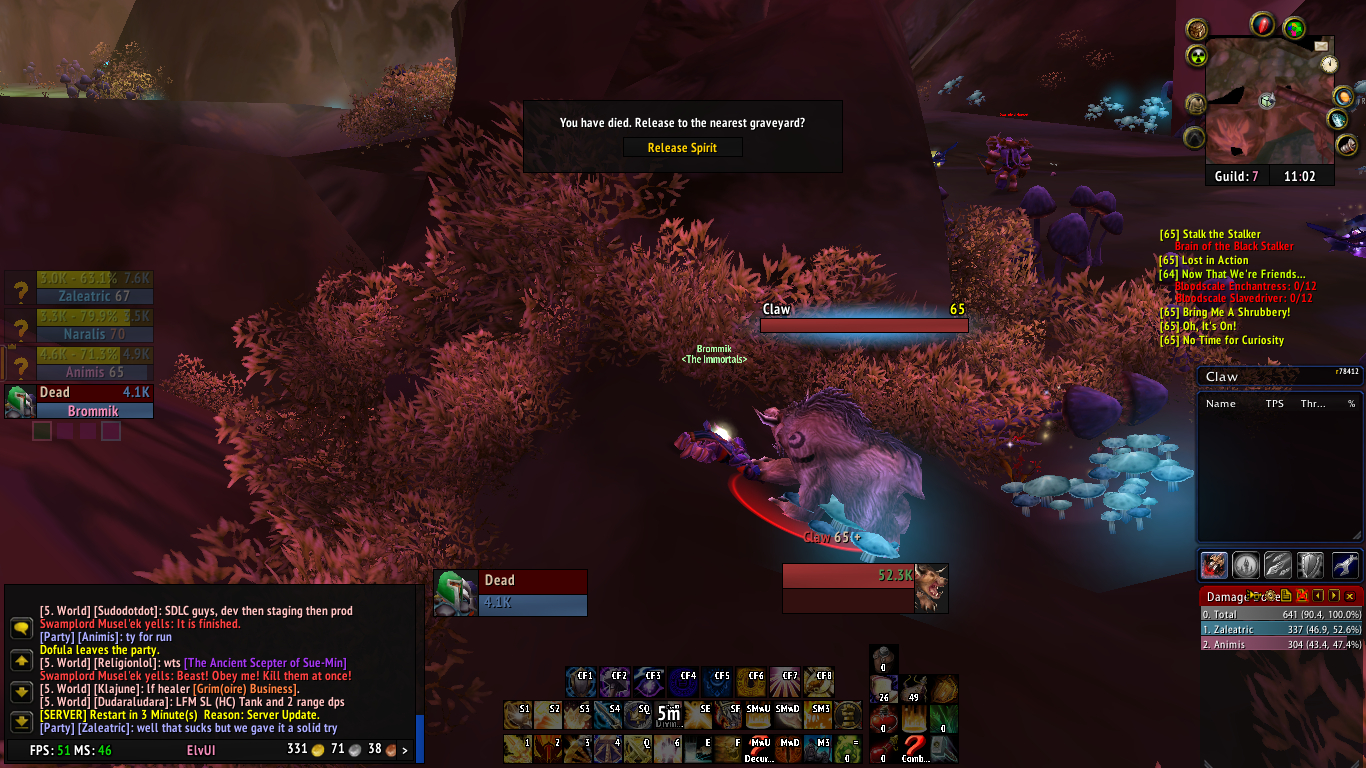 [Dungeon][The Underbog][NPC] Swamplord Musel'ek and Windcaller Claw ...