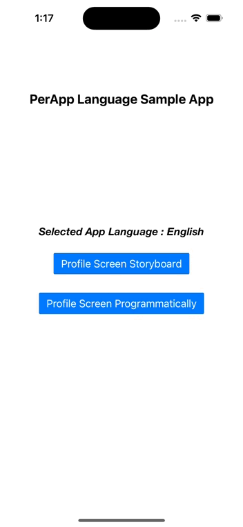 GitHub - RPiyush/PerAppSampleApp-iOS: This sample app based on PerApp language feature provided ...