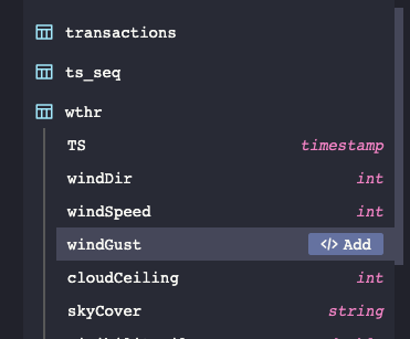 UI table explorer add button behaviour · Issue #366 · questdb/questdb · GitHub