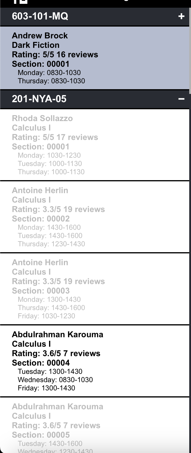 GitHub - willi-li-am/schedule-maker: Schedule maker for John Abbott College