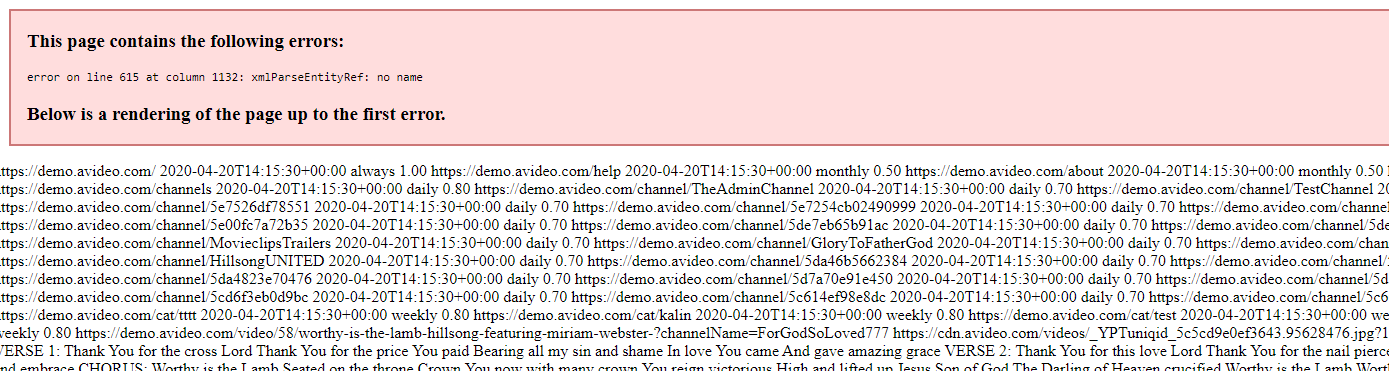 sitemap · Issue #2914 · WWBN/AVideo · GitHub
