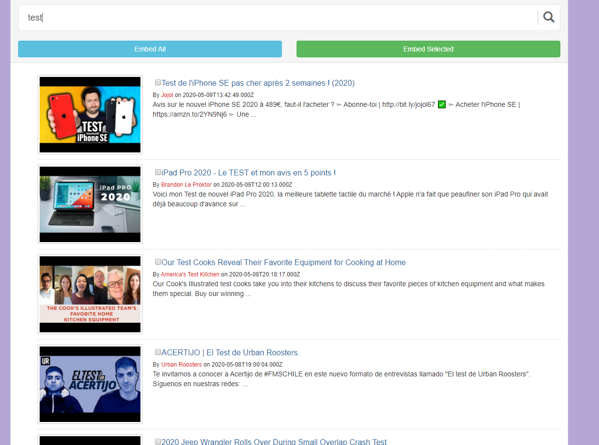 Issue with the Bulk Embed plugin · Issue #3040 · WWBN/AVideo · GitHub