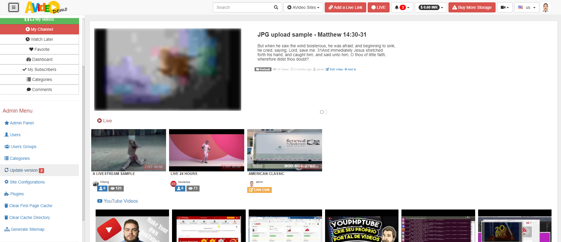 Searching of videos not working for me · Issue #3536 · WWBN/AVideo · GitHub