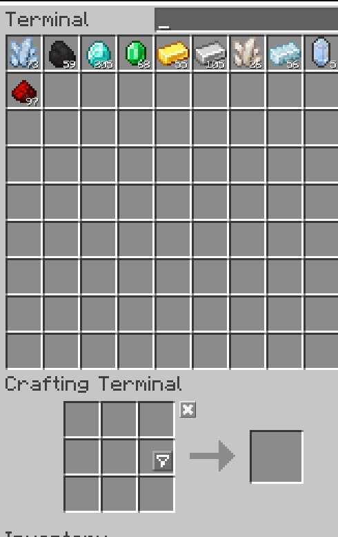 AE2 Crafting Interface + Filter Button · Issue #179 ...