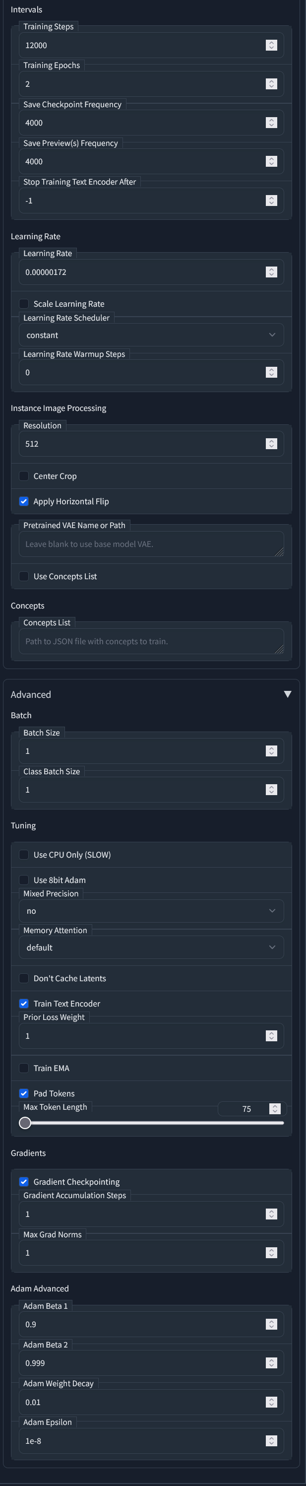 Epochs always set to 101 · Issue #361 · d8ahazard/sd_dreambooth_extension · GitHub