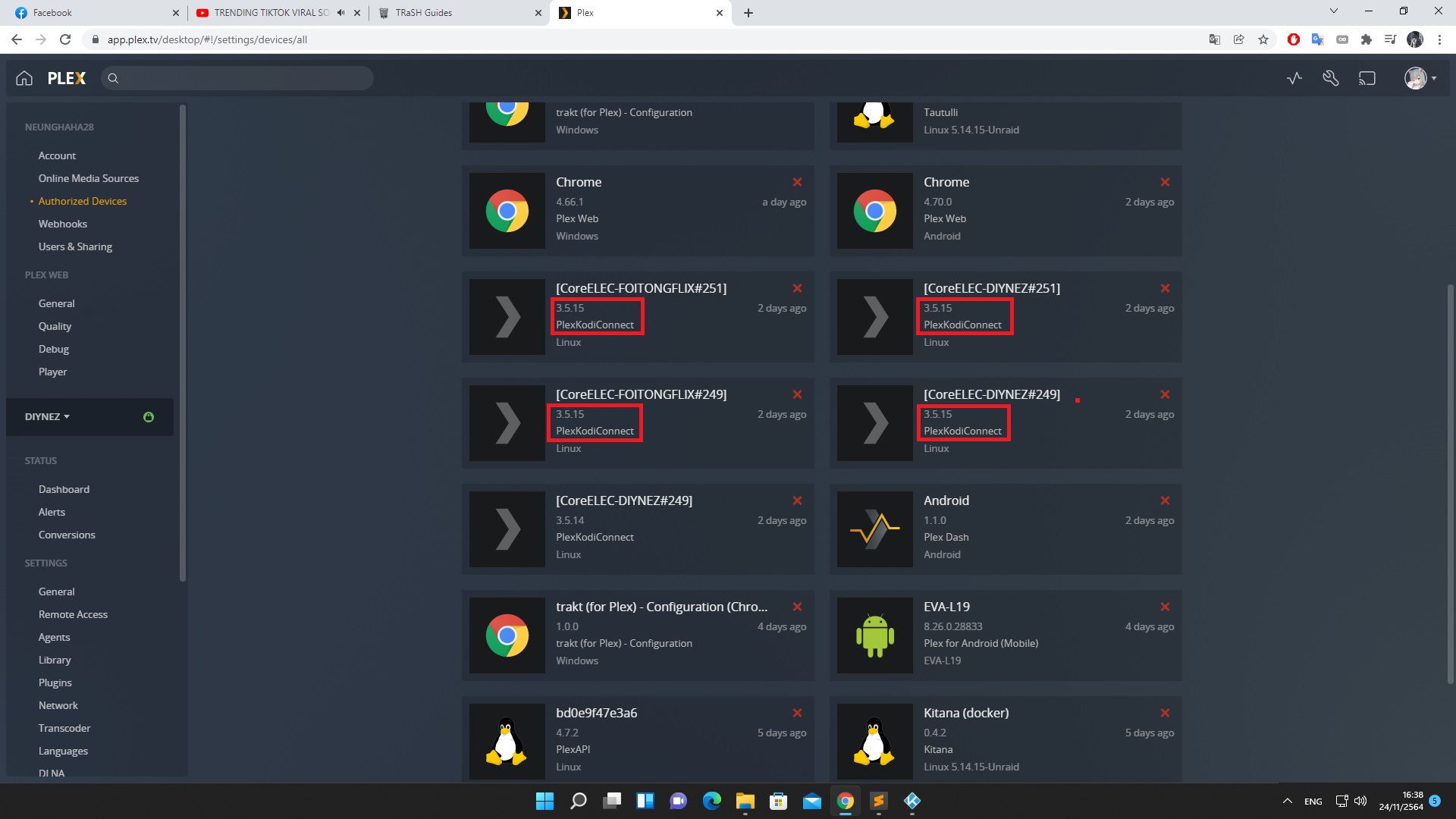 Playing media from a widget doesn't show playback in Plex or Tautulli · Issue #1719 · croneter ...