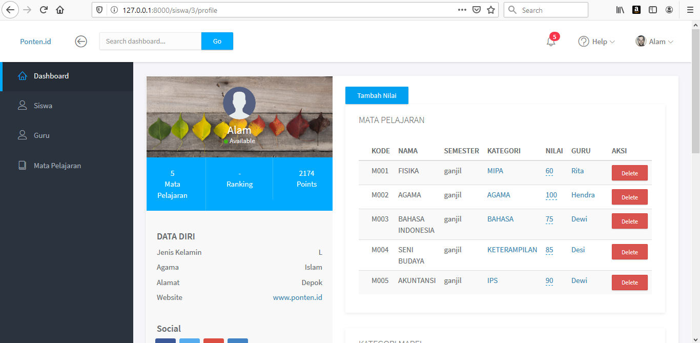 GitHub - alamwahyu/e-Raport: Electronic Raport using Laravel
