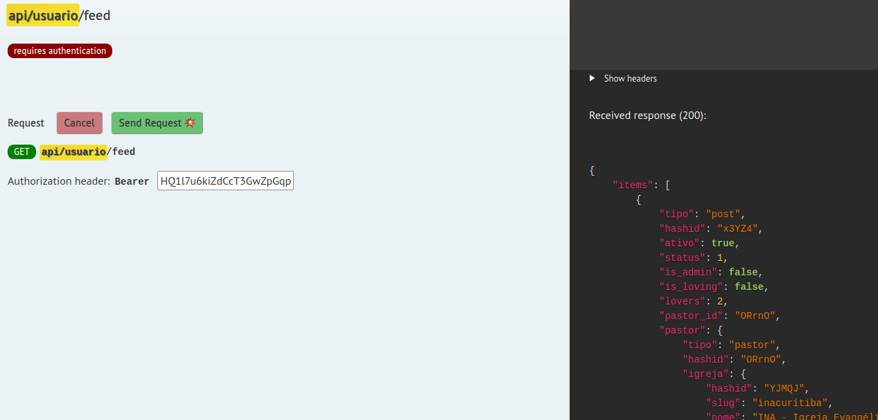 401 status on authenticated endpoint · Issue #242 · knuckleswtf/scribe · GitHub