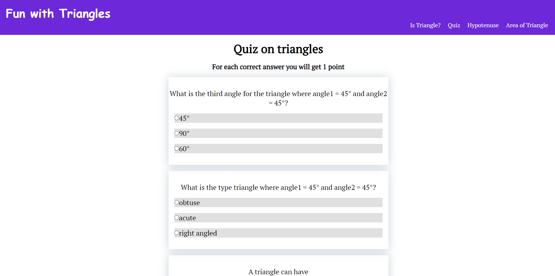 GitHub - viru2001/fun-with-triangles: A fun with triangles app which ...