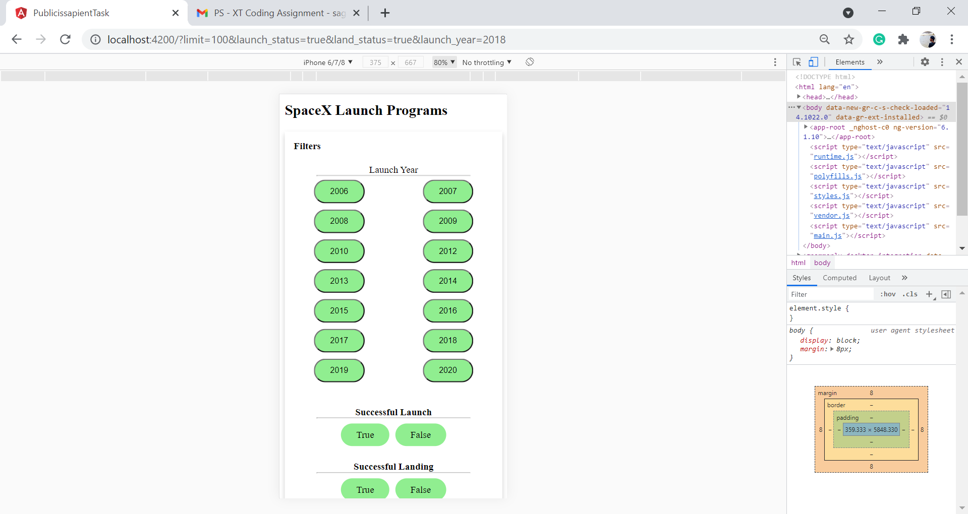 publicissapient-task - Codesandbox