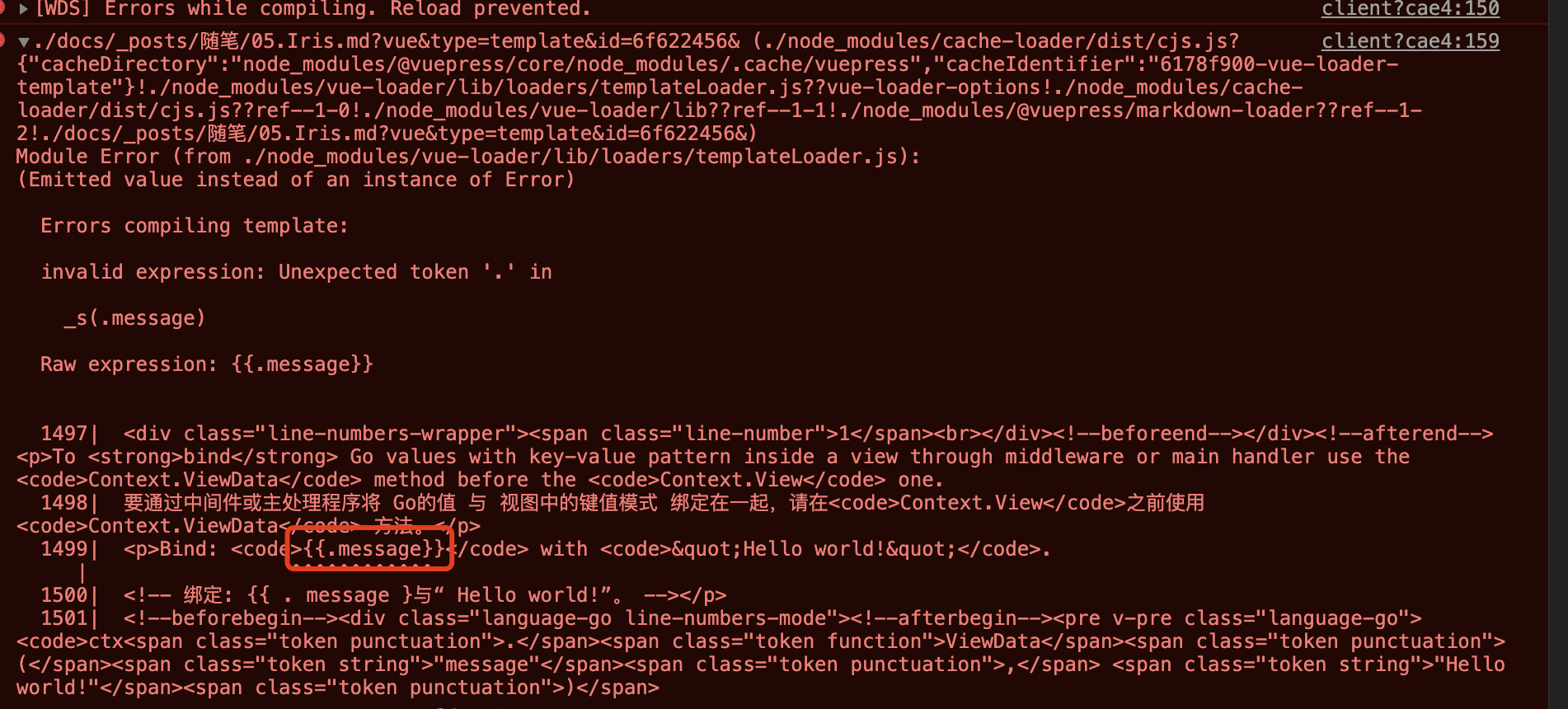 build的时候出现markdown编译错误 · Issue #464 · xugaoyi/vuepress-theme-vdoing · GitHub