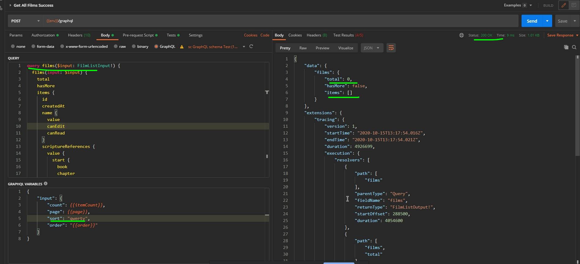 query {module} > Data is still returned at times when the "sort" field having invalid data (i.e ...