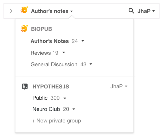 Add organization names into groups menu · Issue #497 · hypothesis/product-backlog · GitHub