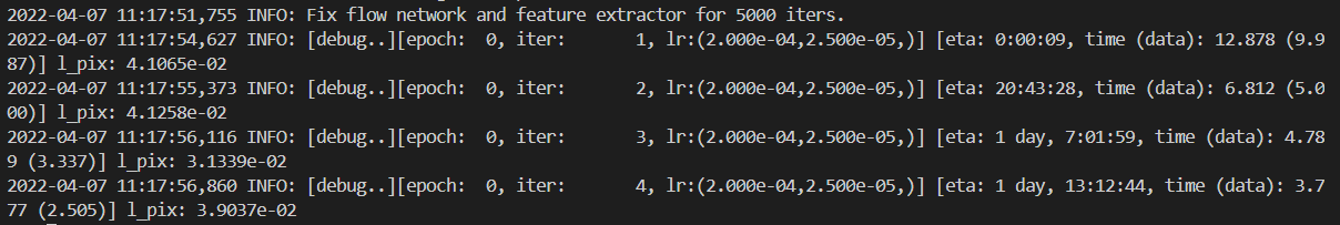 Cannot train BasicVSR · Issue #516 · XPixelGroup/BasicSR · GitHub