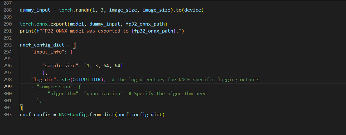 ERROR:nncf:Invalid NNCF config supplied! · Issue #1594 · openvinotoolkit/nncf · GitHub