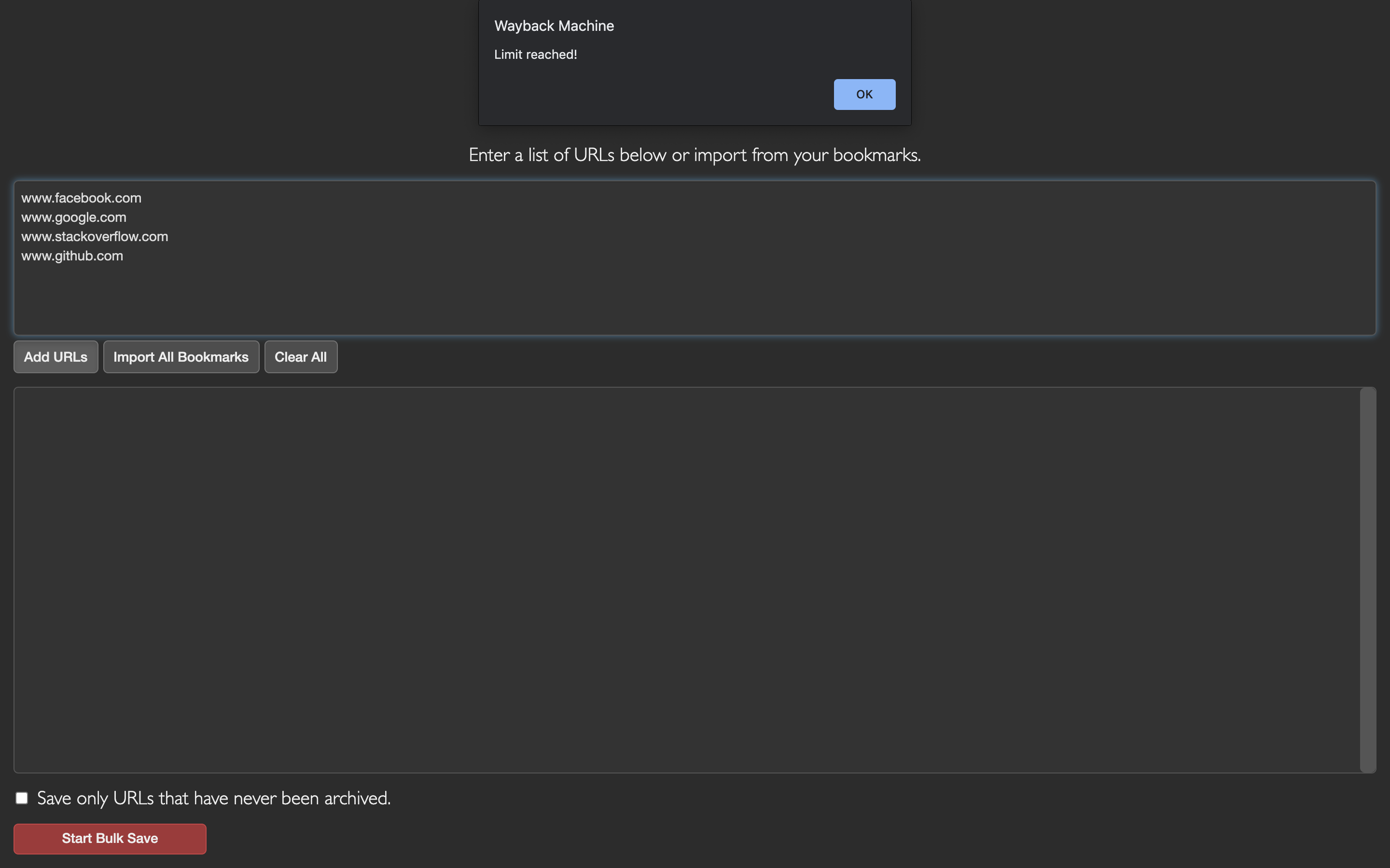 Add rate limiting for wmAvailabilityCheck in bulk save · Issue #696 · internetarchive/wayback ...