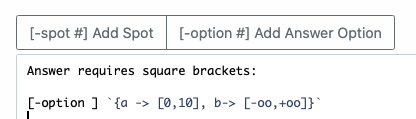 Short-answer Question: Correct answer cannot contain closing square ...