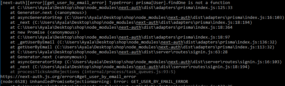 nextauth.js prisma(mysql) sendgrid · vercel next.js · Discussion #21758 · GitHub
