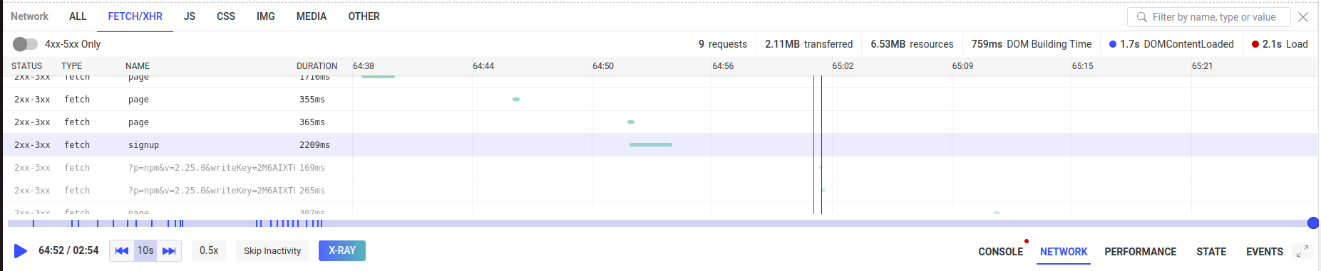 Corrupted network recording times · Issue #1024 · openreplay/openreplay · GitHub