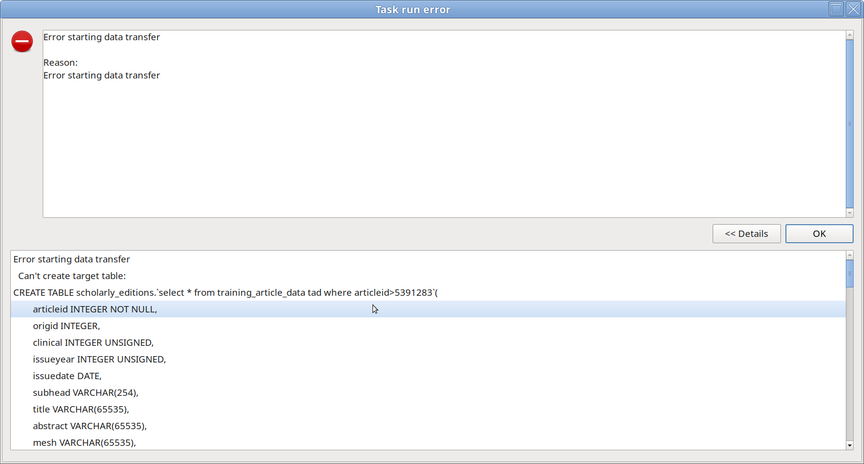 Database Task: Export doesn't respect mapping to existing table · Issue #7225 · dbeaver/dbeaver ...