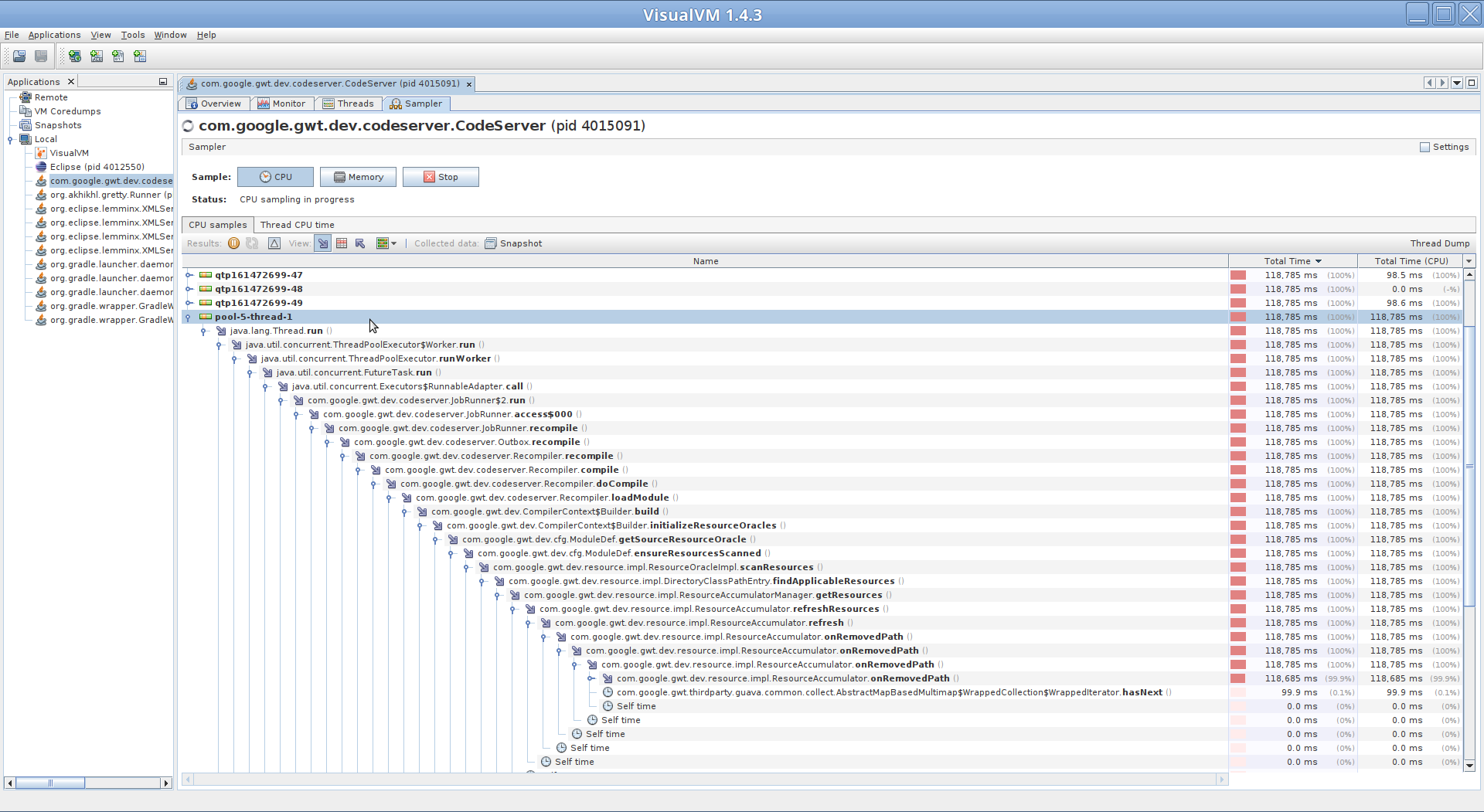 SDM hangs. · Issue #9704 · gwtproject/gwt · GitHub