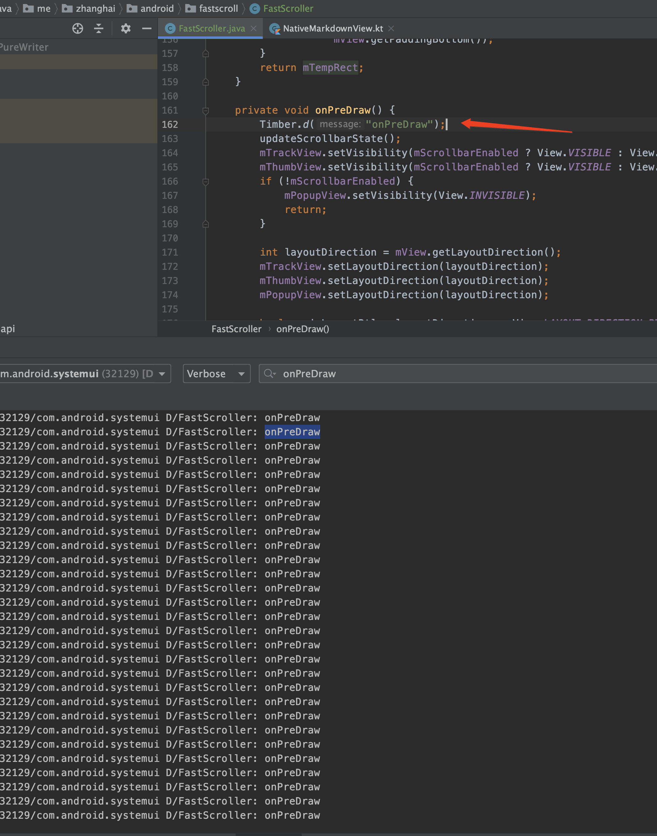 onPreDraw is called indefinitely, causing ANR and exception · Issue #23 · zhanghai ...