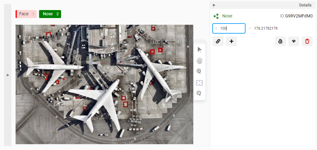 Moving a keypoint/bounding box after editing coordinates from the ...
