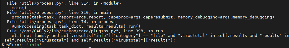 URL Submissions failed_processing · Issue #210 · kevoreilly/CAPEv2 · GitHub