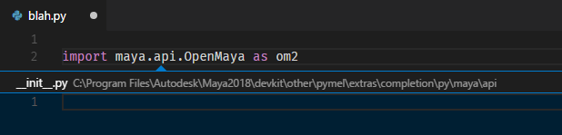 Autocomplete not working for Autodesk Maya 2018 · Issue #186 · microsoft/vscode-python · GitHub