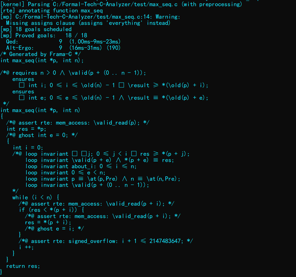 GitHub - wj1205758206/Formal-Tech-C-Analyzer: 使用形式化验证技术对C代码进行分析与验证