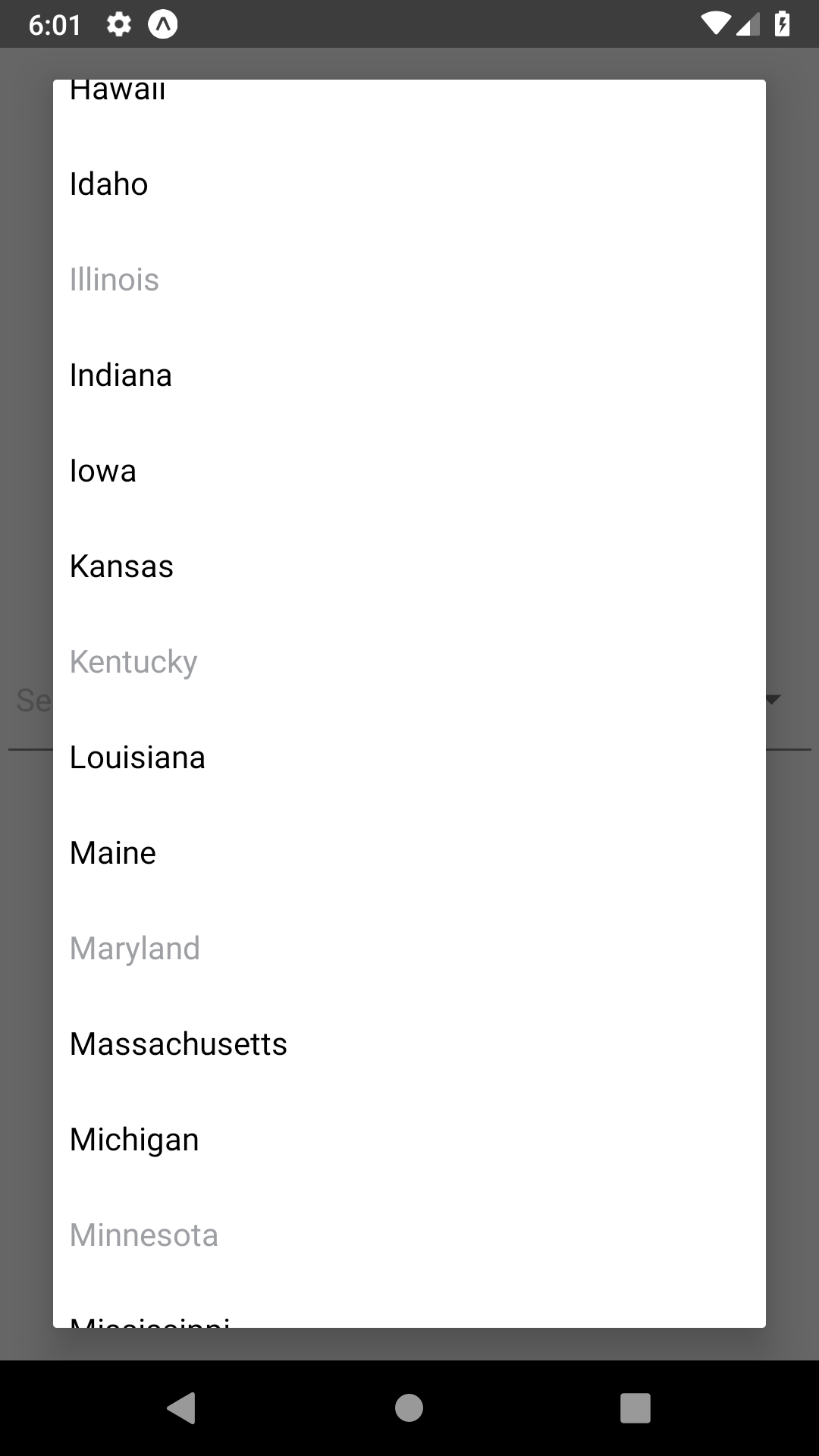 [Android]: Picker items do not have a fallback color · Issue #114 · lawnstarter/react-native ...