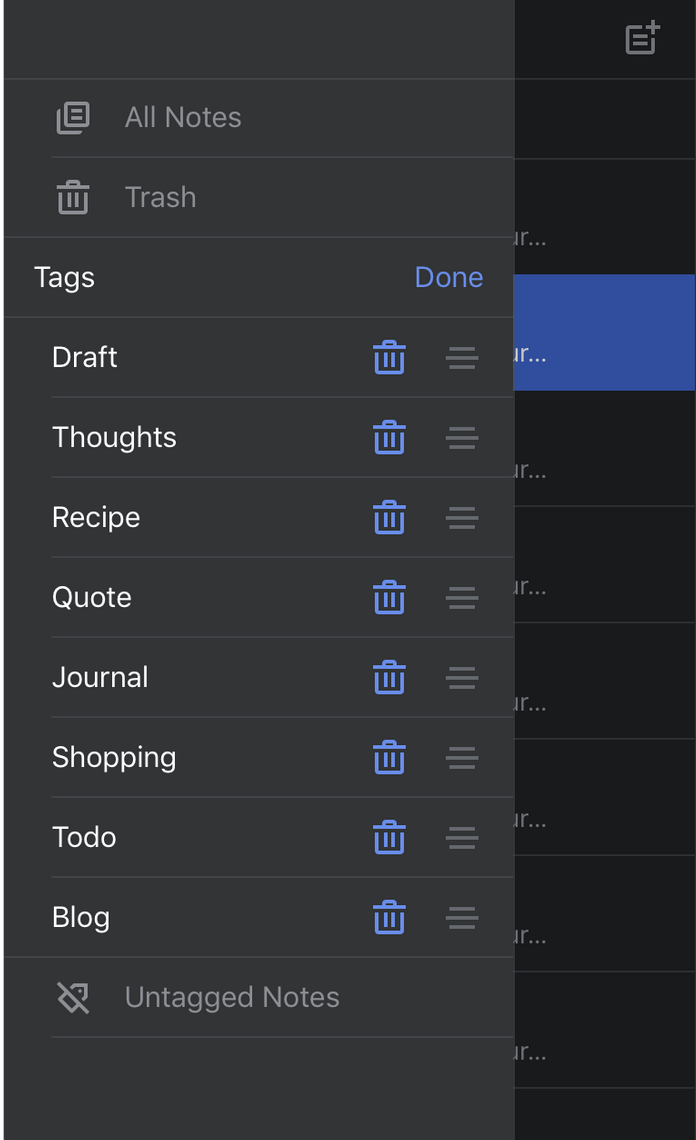 UI spring cleaning: Edit tags · Issue #2567 · Automattic/simplenote-electron · GitHub