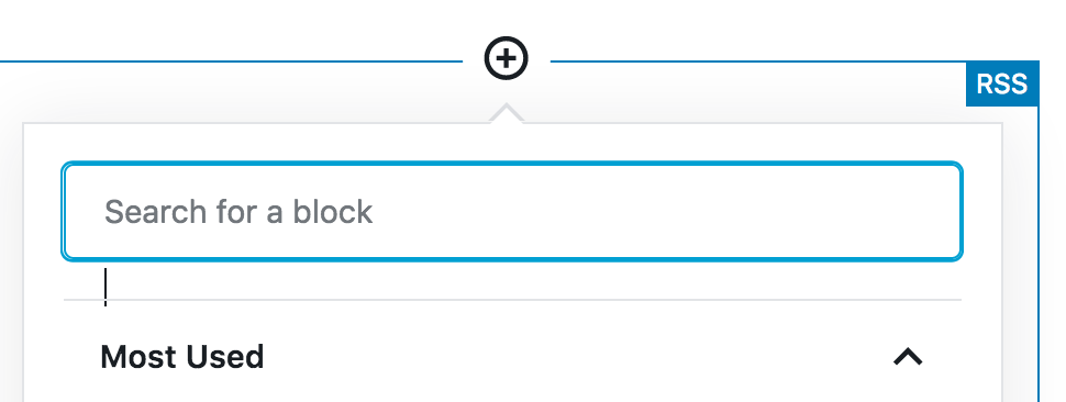 Inserter cursor for search field is off · Issue #14157 · WordPress/gutenberg · GitHub