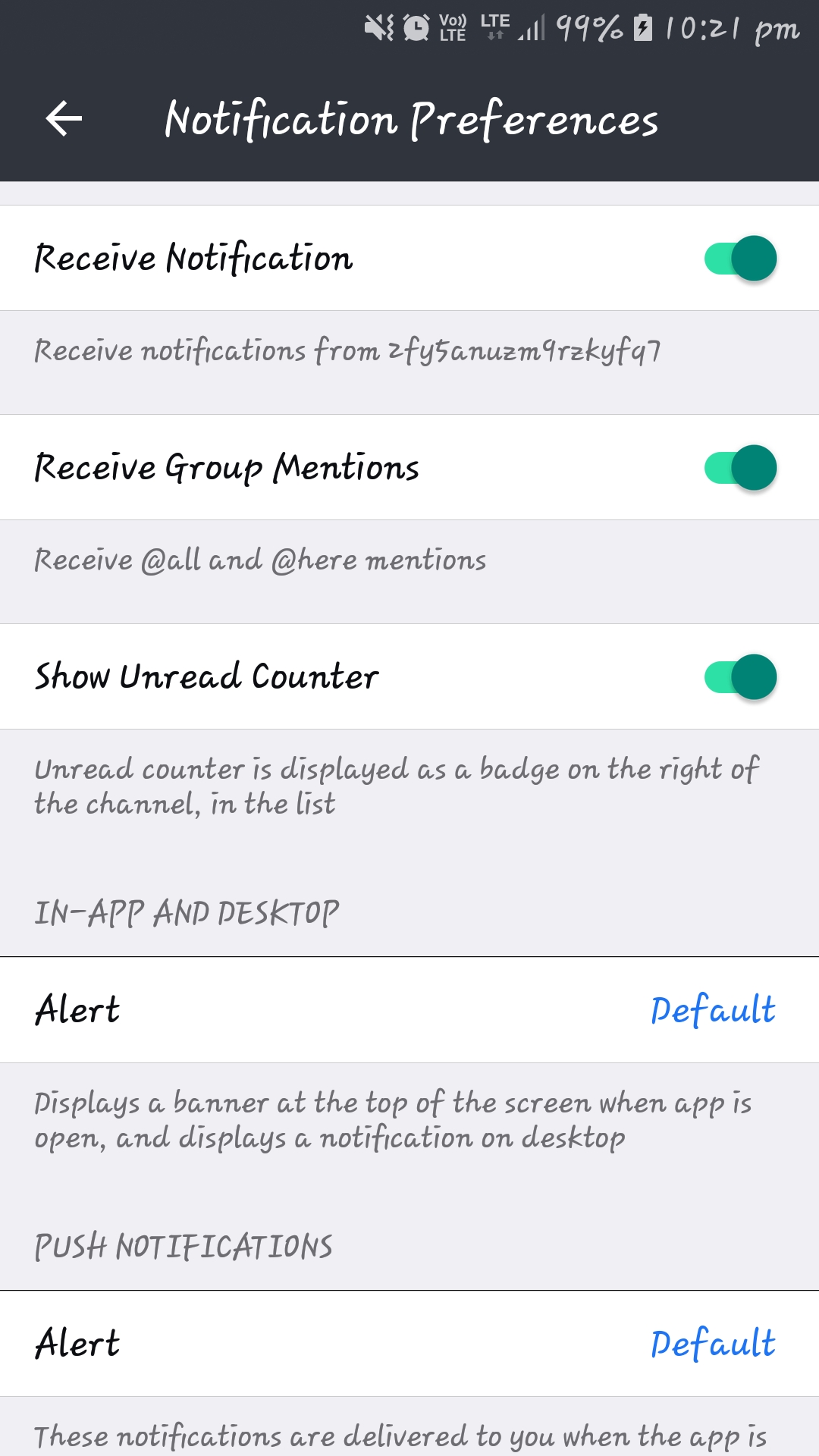 [BUG] Random id is shown in notification preferences of discussions · Issue #1842 · RocketChat ...