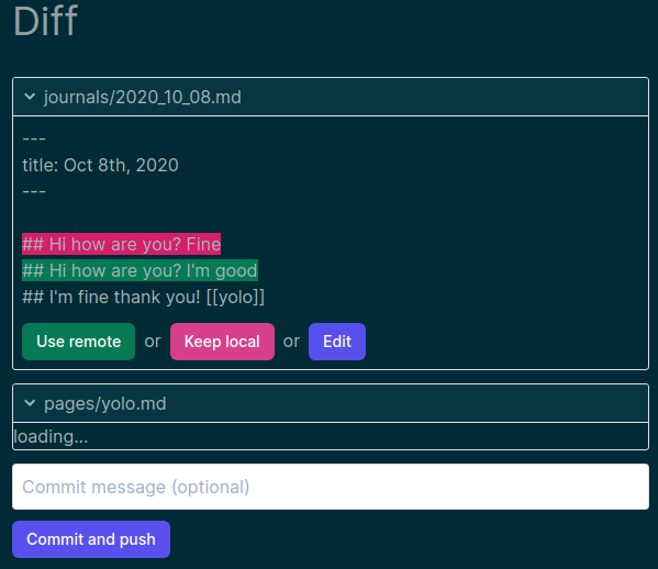 Builtin diff/merge does not work well when new files have been created · Issue #436 · logseq ...