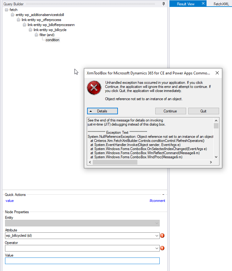 Error at filter condition · Issue #350 · rappen/FetchXMLBuilder · GitHub