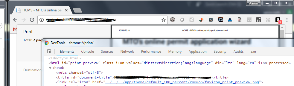 Selenium IDE can't click print page elements that is displayed in front of main window · Issue ...